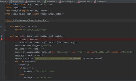 Rasa Mysql Data Error Rasa Open Source 2024 12 09