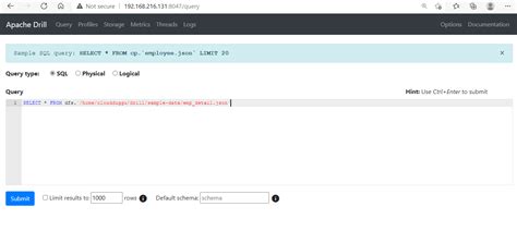 Apache Drill Querying Json Data Tutorial Cloudduggu
