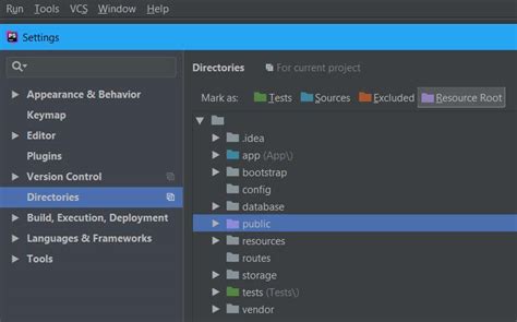 Phpstorm How To Mark Folder As Resource Root In Visual Code Stack