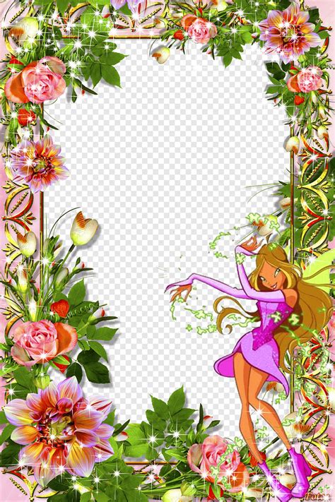 플로랄 디자인 무드 프레임 테두리 템플릿 꽃 배열 Png Pngwing