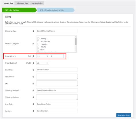 Hide Shipping Methods For WooCommerce Documentation WooCommerce