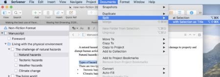 Scrivener For Non Fiction Writers ScrivenerVirgin
