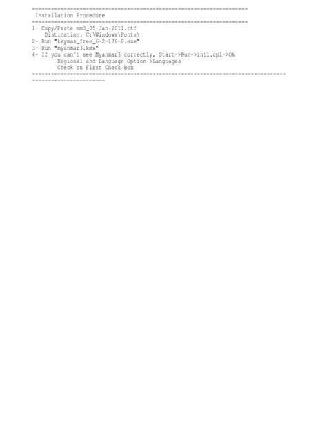 pdf installation steps of myanmar unicode dokumen tips