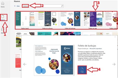 Como Hacer un Tríptico en Word 2025