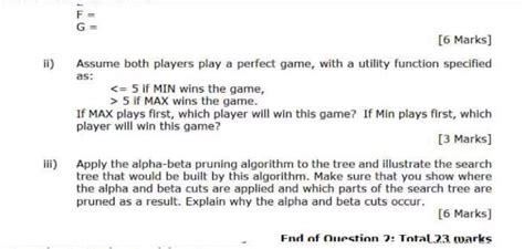 Solved Question 2 Ai Basics Game Theory And Bayes Theorem