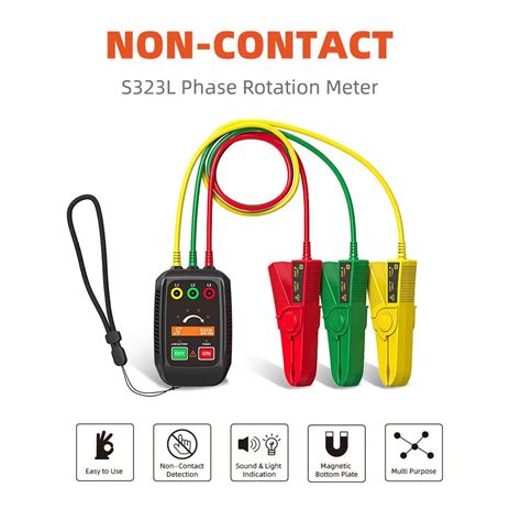 Buy Eaglotest S323l Non Contact Phase Sequence Meter Phase Sequence Indicator Phase Rotation