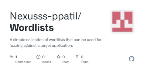 wordlists aem paths txt at main · nexusss ppatil wordlists · github