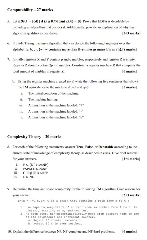 Solved Computability 27 ﻿markslet Is A Dfa And ﻿prove