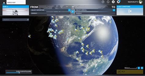 MSFS Almost All Airports Disappeared From World Map User Interface Activities Microsoft