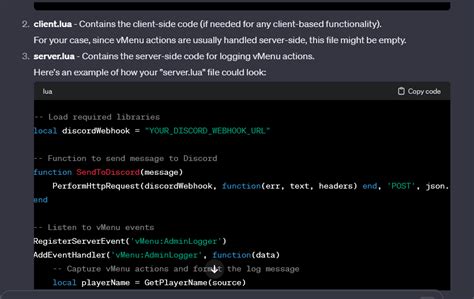 Southlogs Vmenu Logging To Discord System Fivem Releases Cfxre