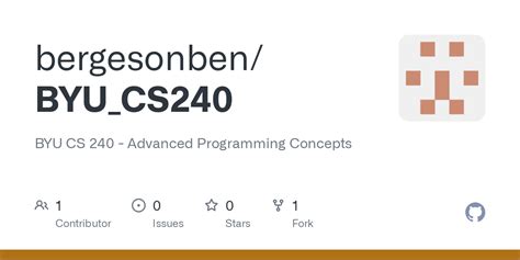 github bergesonben byu cs240 byu cs 240 advanced programming concepts