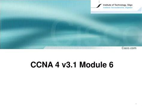 PPT CCNA 4 V3 1 Module 6 PowerPoint Presentation Free Download ID 5805801