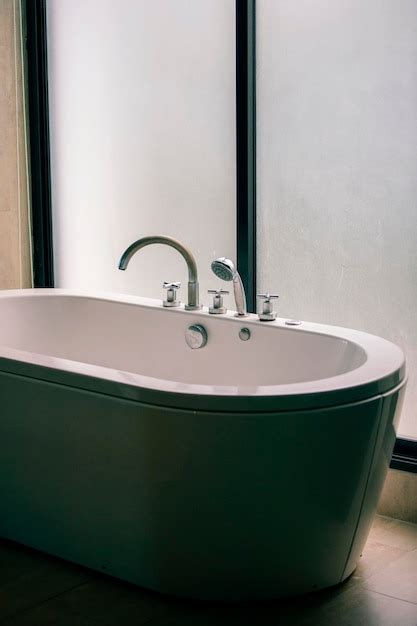 Premium Photo Close Up Of Bathtub