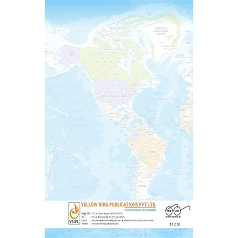 Map Practice Book Class 6 Yellow Bird Publications