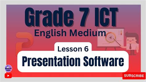 Presentation Software Grade 7 Ict Lesson 6 Youtube