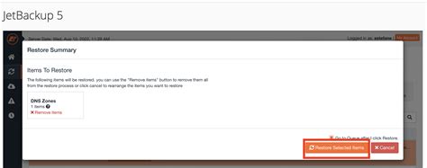 Jetbackup 5 Dns Zones How To Restore A Dns Zone