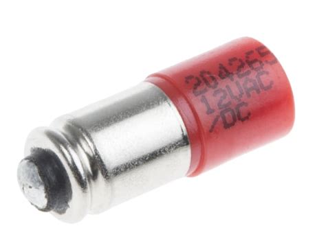 Rs Pro Rs Pro Red Led Indicator Lamp 12v Acdc Midget Groove Base