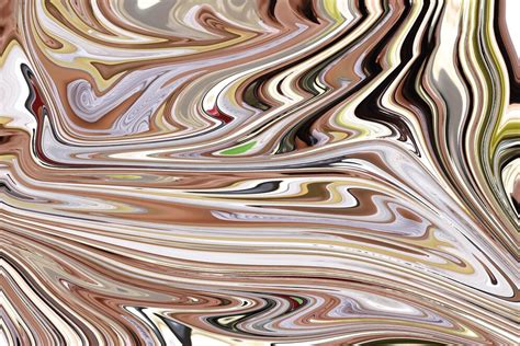 추상 액체 배경 흐르는 페인트 효과 대리석 액체 페인트 프리미엄 사진