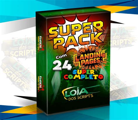 super pacote com 24 landing pages loja dos scripts venda de scripts