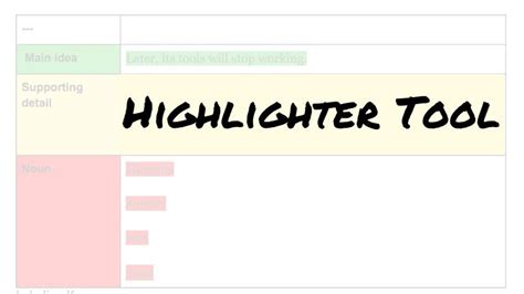 Highlighter Tool