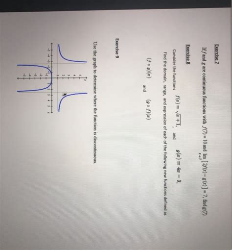 solved exercise 7 if fand g are continuous functions with 10