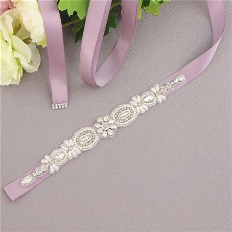 Zms43 Rhinestone Belt Wedding Belt Evening Dress B Vicedeal
