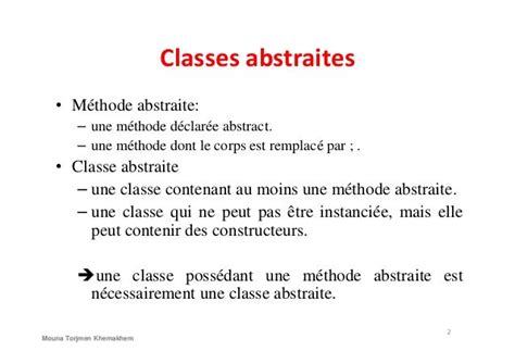 Poo Java Chapitre 5 Classe Abstraite And Interface