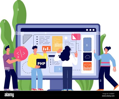 Web App Developers Web Illustrations Developer Website Interface