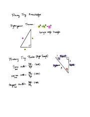 Trigonometry Basics: Pythagorean Theorem, Trig Ratios, and | Course Hero