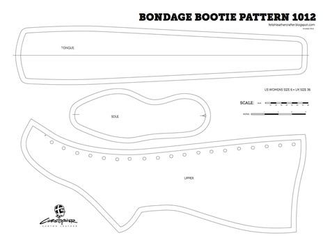 A Fetish Leathercrafters Journal Bondage Bootie Pattern