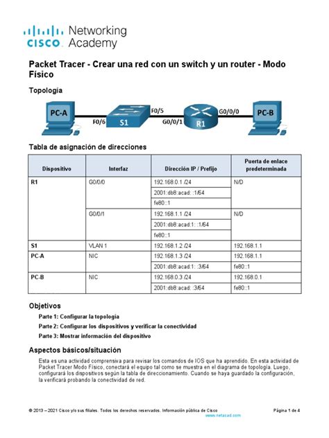 10 4 4 packet tracer build a switch and router network physical