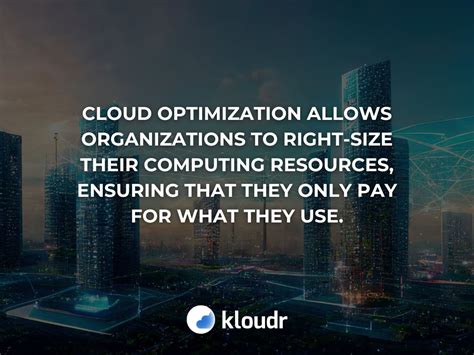 Kloudr On Linkedin Cloud Optimization Allows Organizations To Right Size Their Computing…