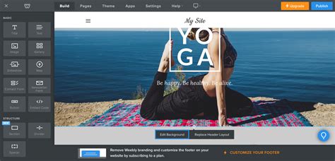 How To Create A Weebly Website Step By Step Baamboo Studio