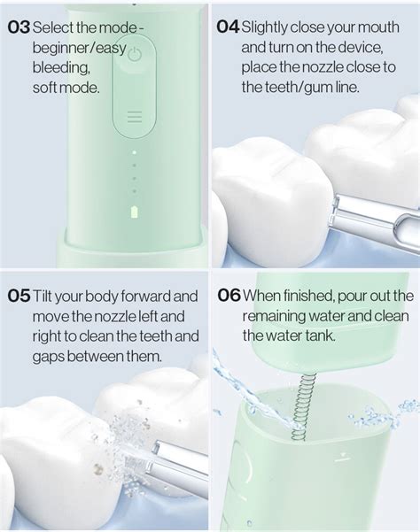usmile CY1 Soft Clean Water Flosser Ultrasonic Oral Irrigator | Thunder ...