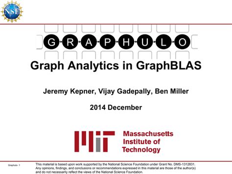 Graph Analytics Expressed In Graphblas