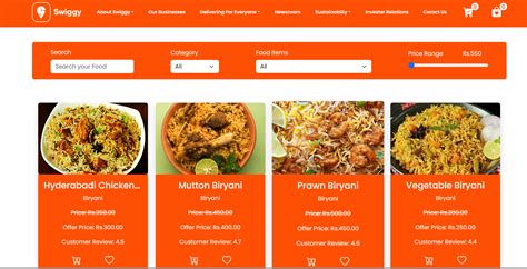 AK Editz Interactive Food Court Management System Using JQuery