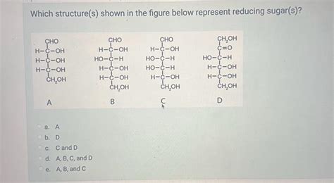 Solved Which Structure S Shown In The Figure Below