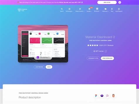 material dashboard by creativetimofficial a undefined template