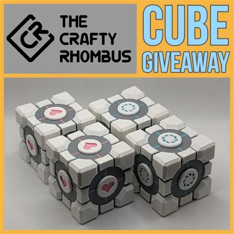 3d Printed Cube Giveaway R Portal