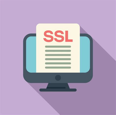 Online Ssl Certificate Icon Flat Vector Web Data 20248618 Vector Art At Vecteezy