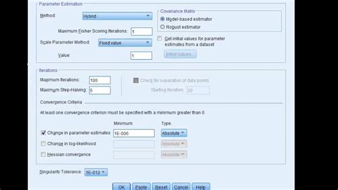 Spss Demo Poisson Regression Youtube