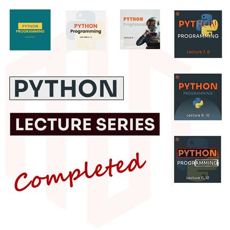 Completed Python Lecture Series And Mini Project Muhammad Hasnain Posted On The Topic Linkedin