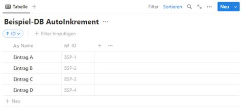 new in notion database property id with automatic numbering auto