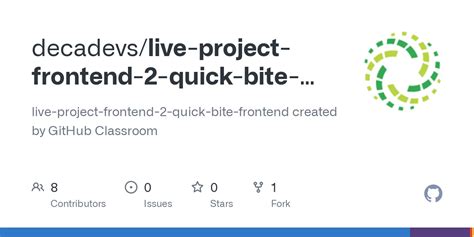 Github Decadevslive Project Frontend 2 Quick Bite Frontend Live