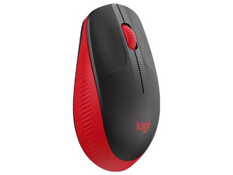 Buy Logitech M Wireless Mouse Red Online Australia Evatech
