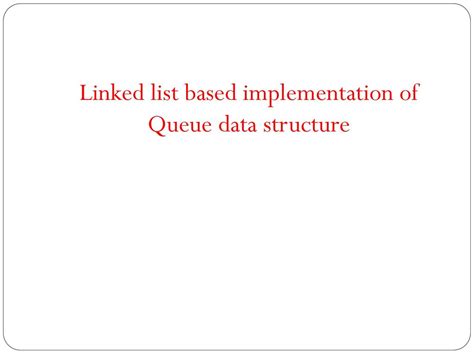 Queue Data Structure Ppt Download