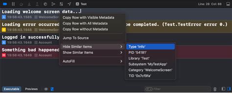 Filtering Logs In Xcode 15