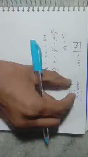 41 A Block Of Mass 2 0 Kg Is Moving On A Frictionless Horizontal Surface