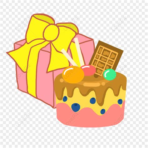케이크 선물 Png 일러스트 무료 다운로드 Lovepik