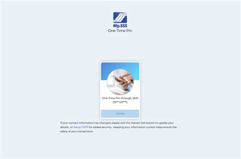 Set Up Your Time Based One Time Password Totp Republic Of The Philippines Social Security System